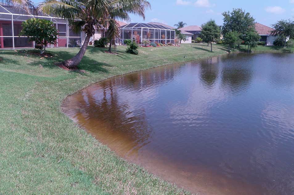 Another excellent lake bank restoration project Naples Florida ...