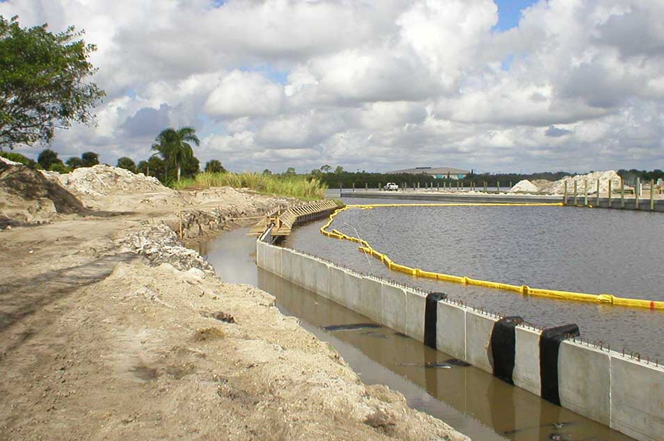 Florida Marine Construction installed 5,000 lineal foot of concrete ...